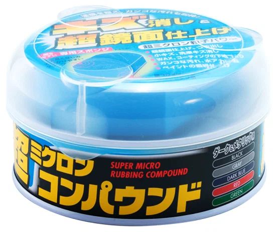 Полироль абразивный мелкий Soft99 Micro Rubbing Compound DK для темных,180 гр