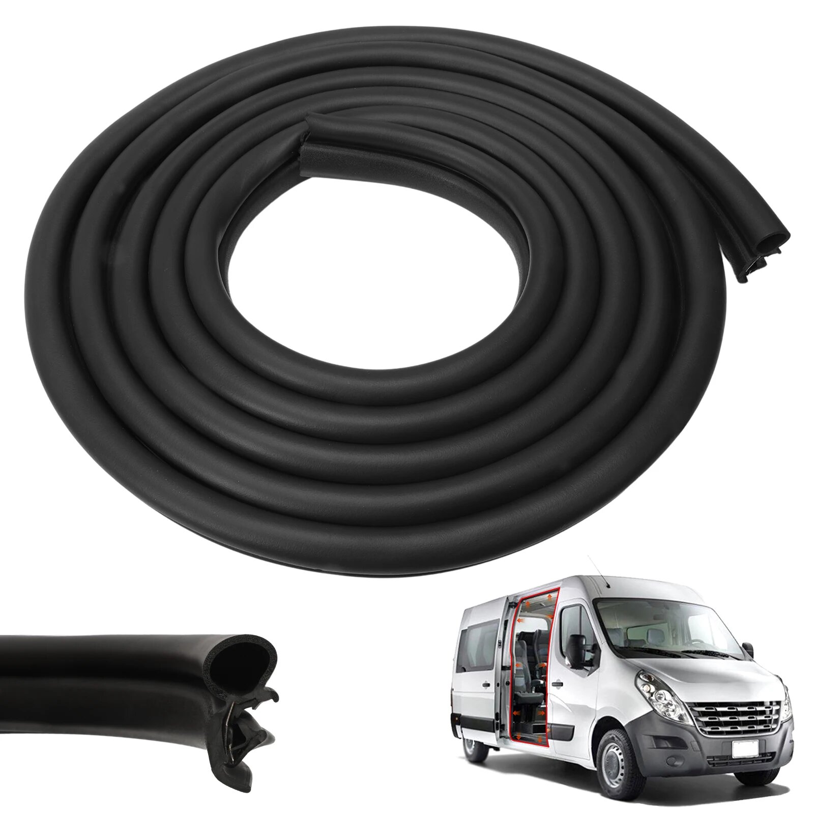 Уплотнитель раздвижной двери для MASTER MOVANO B NV400 X62 (2010-2020) 8200677001 808328755R 808328454R Защита края