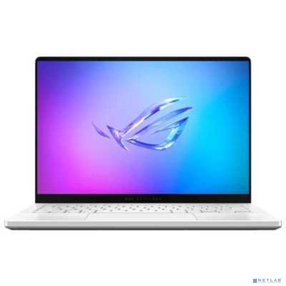 Ноутбук Ноутбук Asus ROG Zephyrus G14 GU405AW-SY024W Core Ultra 9 386H 32Gb SSD1Tb NVIDIA GeForce RTX5080 16Gb 14" OLED 3K (2880x1800) Windows 11 Home white WiFi BT Cam Bag (90NR0P83-M000Y0)