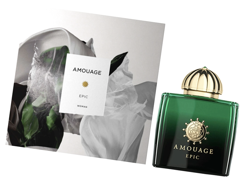 Яркий парфюм Amouage Epic Woman сэмпл 2 / Парфюмерная вода Амуаж Эпик пробник / Миниатюра аромата