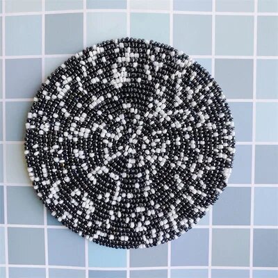 Салфетка Sakura Circle ручной работы Черный, 12