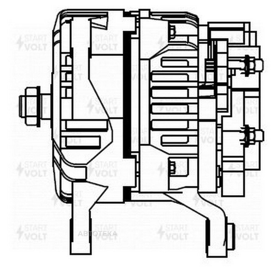 Генератор Iveco Daily (06-) 3.0HDi 110A () STARTVOLT LG1688
