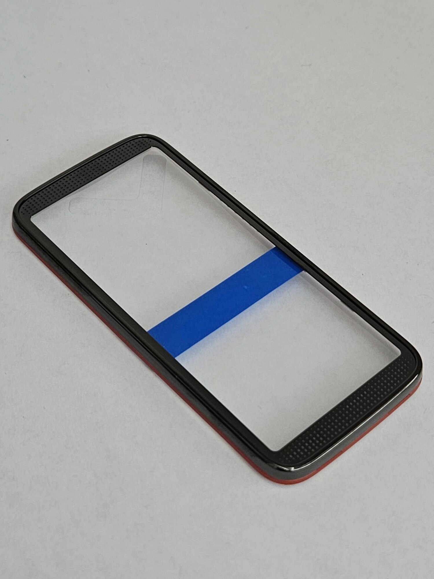 Передняя рамка для Nokia 5530 (цвет - black red) orig, p/n: 0254257