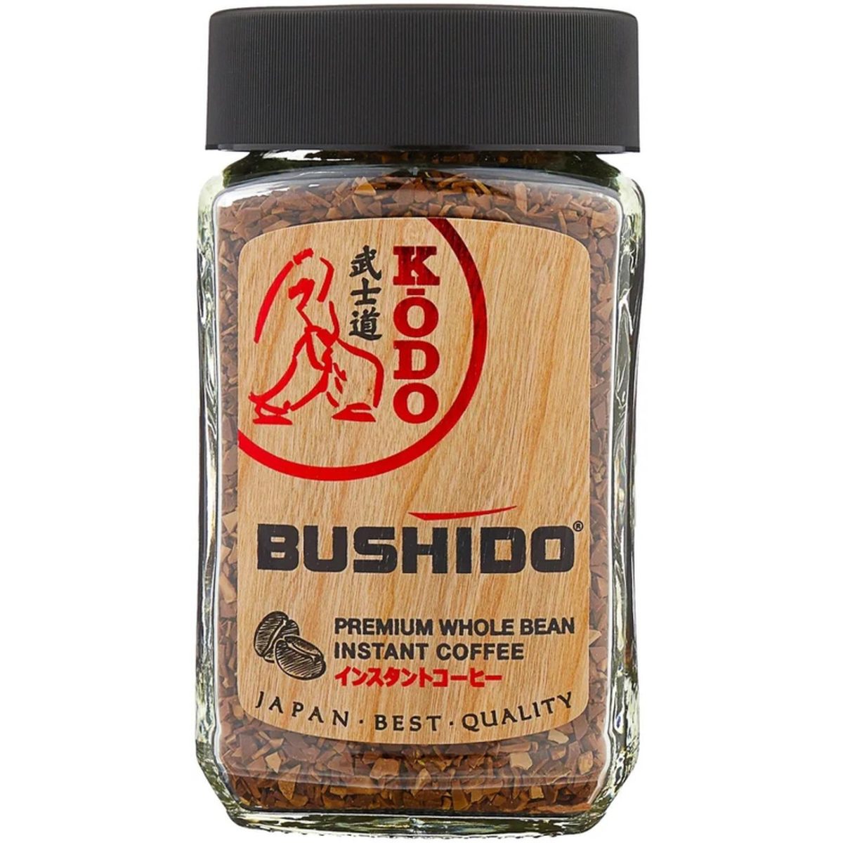Кофе растворимый Bushido Kodo 95г (стекло), 1шт.