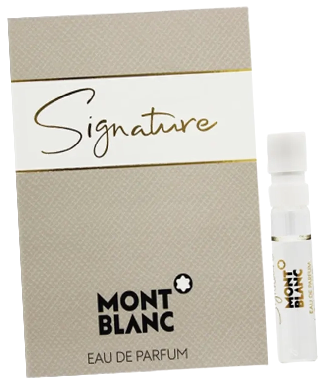Парфюмерная вода Montblanc Signature женская миниатюра 2 мл - Сигнатура Монблан сэмпл