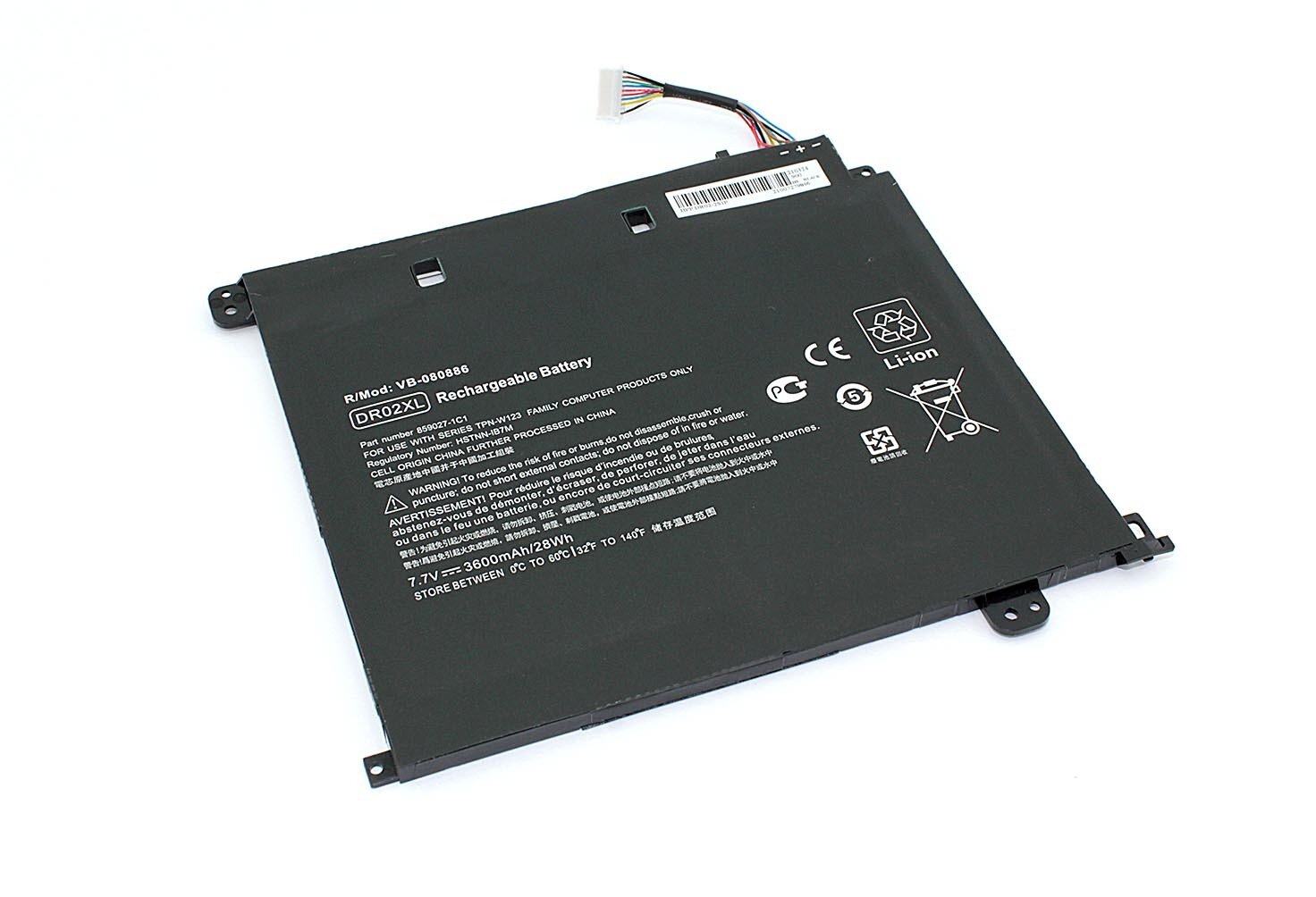 Аккумуляторная батарея для ноутбука HP Chromebook 11 G5 (DR02XL) 7.7V 3600mAh OEM