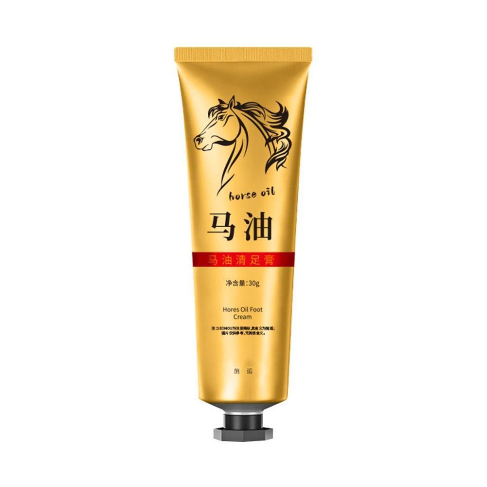 Horse oil - воск увлажняющий от трещин и сухости с конский жир для очень сухой кожи 30 г на бутылку