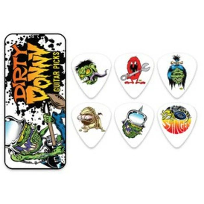 Dunlop BL111T1.0 Dirty Donny Pick Tin 6Pack Набор медиаторов 6шт.