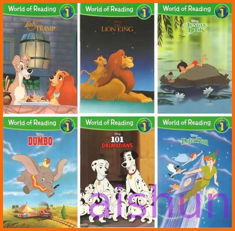 World of Reading Disney Classic Книги для чтения на Английском языке