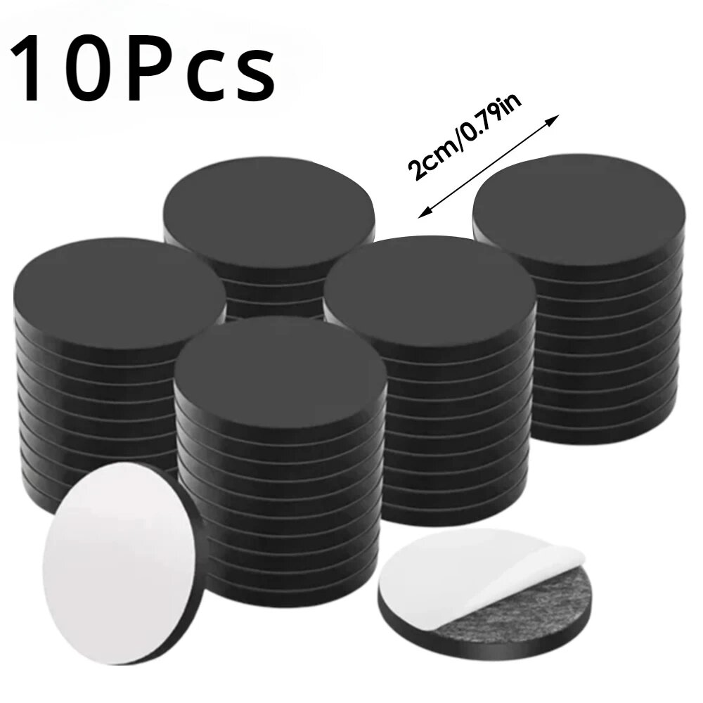Магнитные диски резиновые круглые 20 мм 50 шт 10PCS