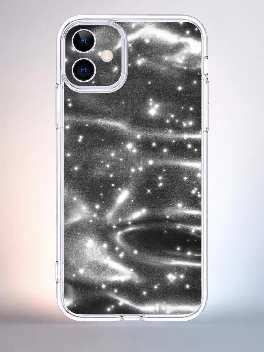 Чехол iPhone 13 космические звёзды Y2K Indie Sleaze
