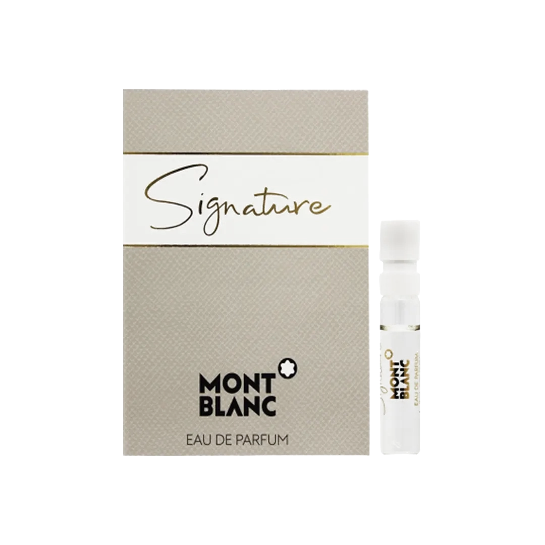 Парфюм Монблан Сигнатура женский 2 мл сэмпл - Montblanc Signature миниатюра духов