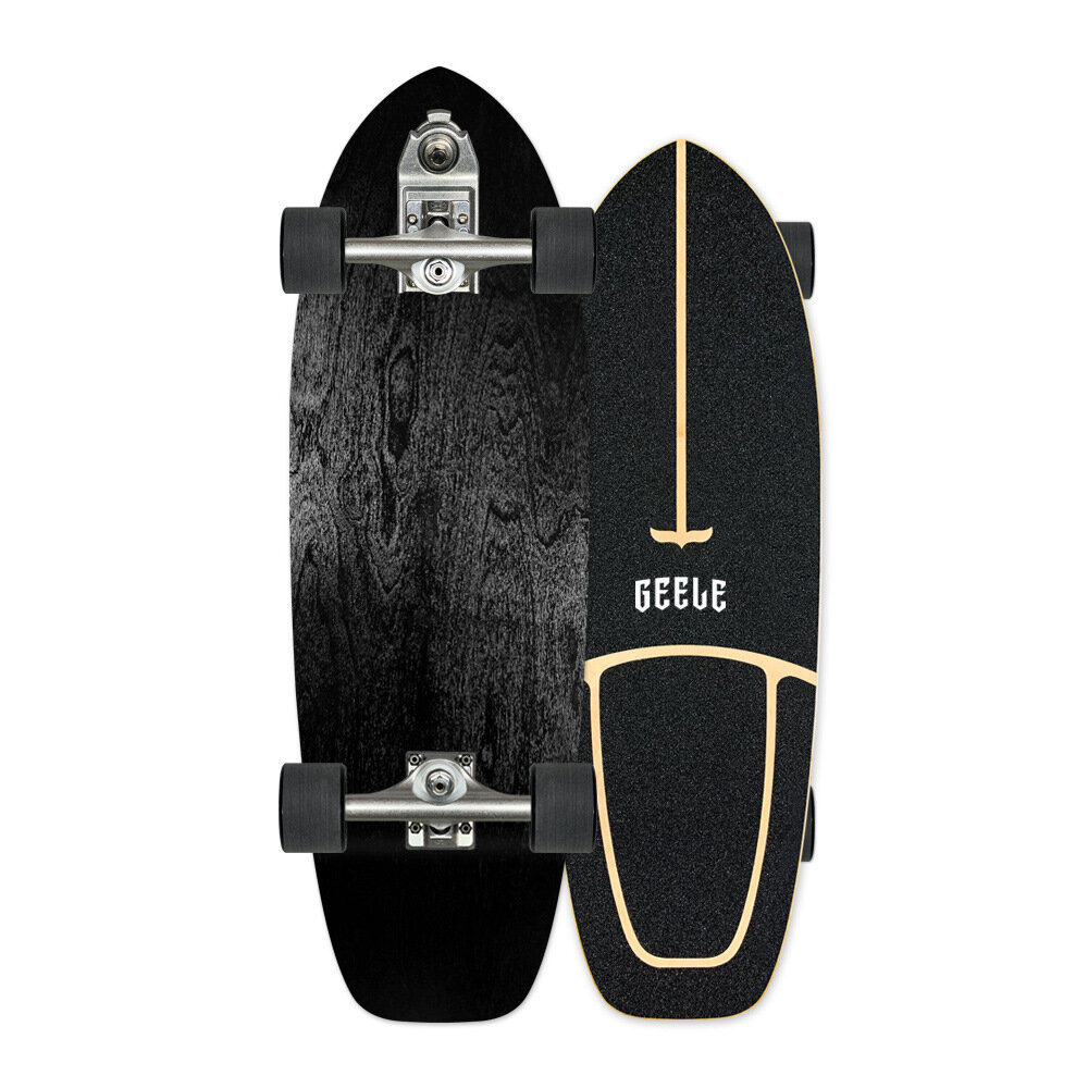 Geele V7 Land Surfboard Skateboard Water Bridge Professional Board Adult No-Push-Off Simulation Surf and Skiing Training Board