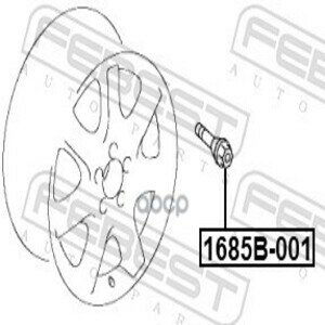 Болт колесный Febest арт. 1685b-001