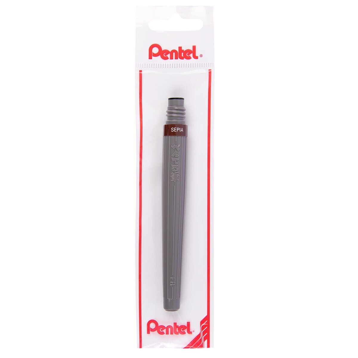 Картридж для кисти с краской Pentel "Colour Brush", цвет Сепия, XGFP, сменный