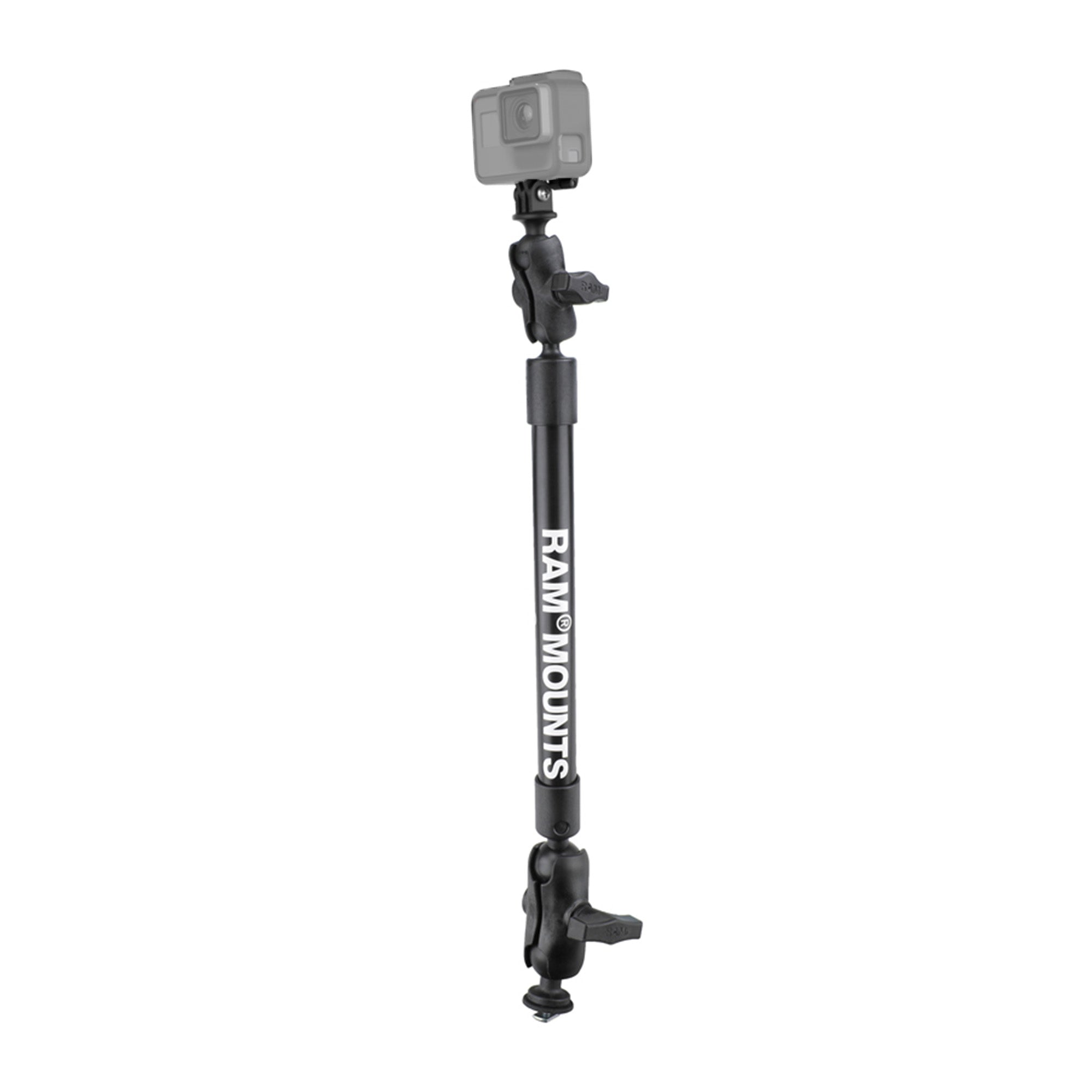 RAP-354-TRA1-12-A-GOP1 RAM Tough-Pole 56 см штанга на салазки для GoPro, шары 25 и 38 мм