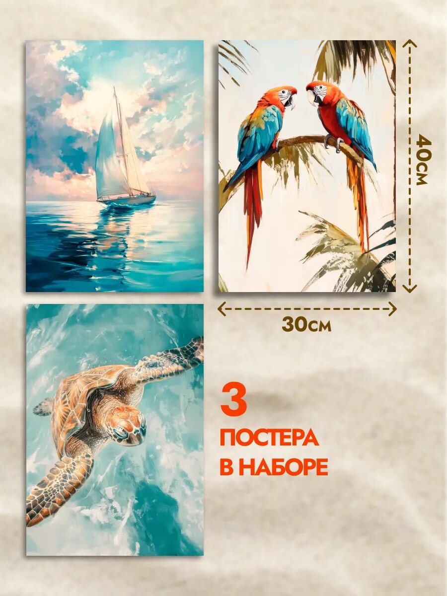 Постеры интерьерные А3 на стену — фото 1