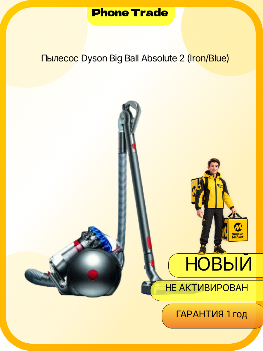 Пылесос Dyson Big Ball Absolute 2 (Iron/Blue)
