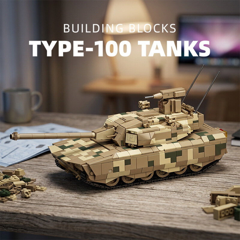 Модель танка 1:35, китайский тип 100, боевая машина, пластиковый набор для сборки, военная техника