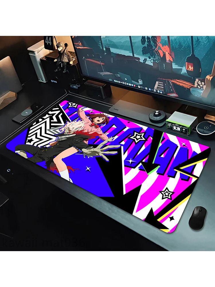 Коврик для мыши в стиле японского аниме Bold Party XXL, аксессуары для плеера, 900X400 подарок