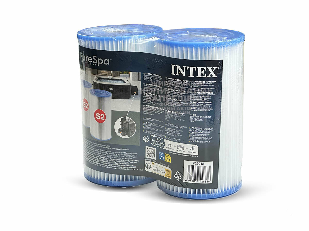 Картридж для СПА-бассейнов Intex S2 серии Chevron и Greystone 29012