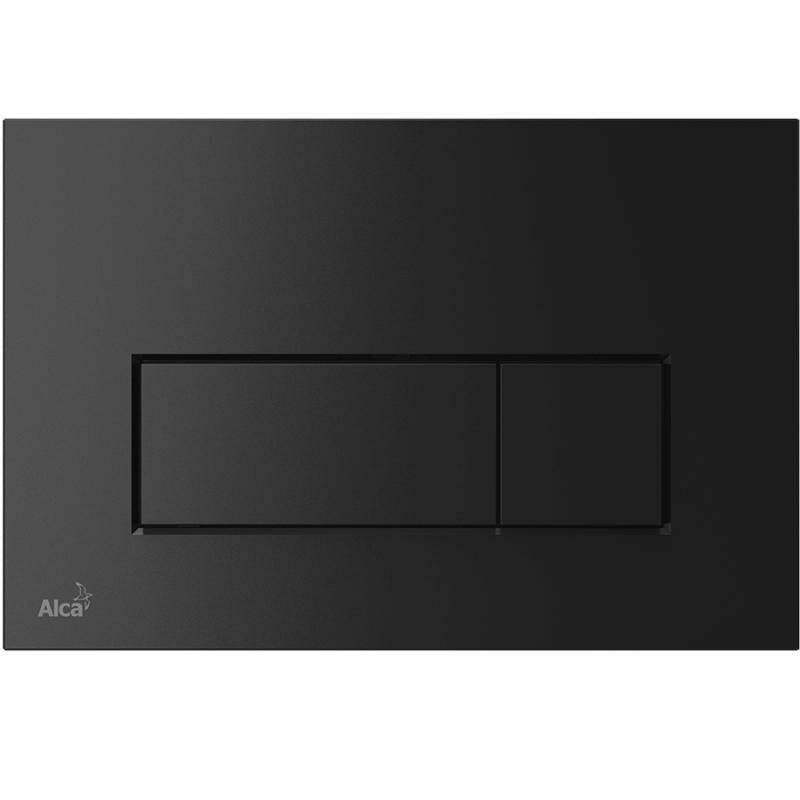 Кнопка смыва для инсталляции Alcaplast Thin M578 Черная матовая