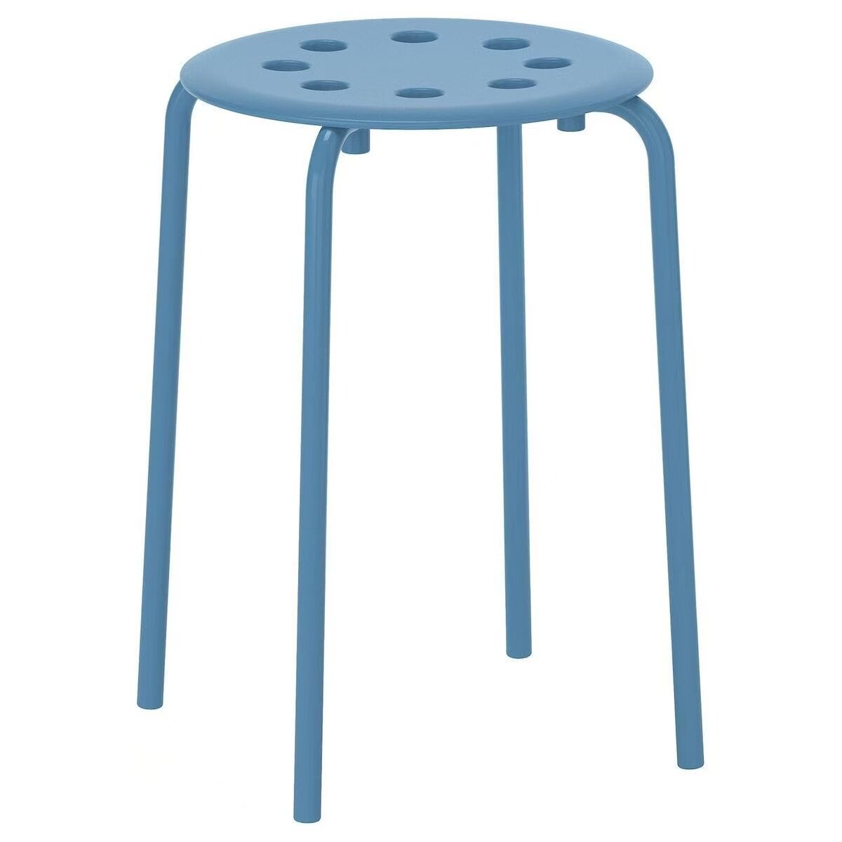 Табурет серии IKEA MARIUS, Домашний табурет Мариуса, синий, 45см