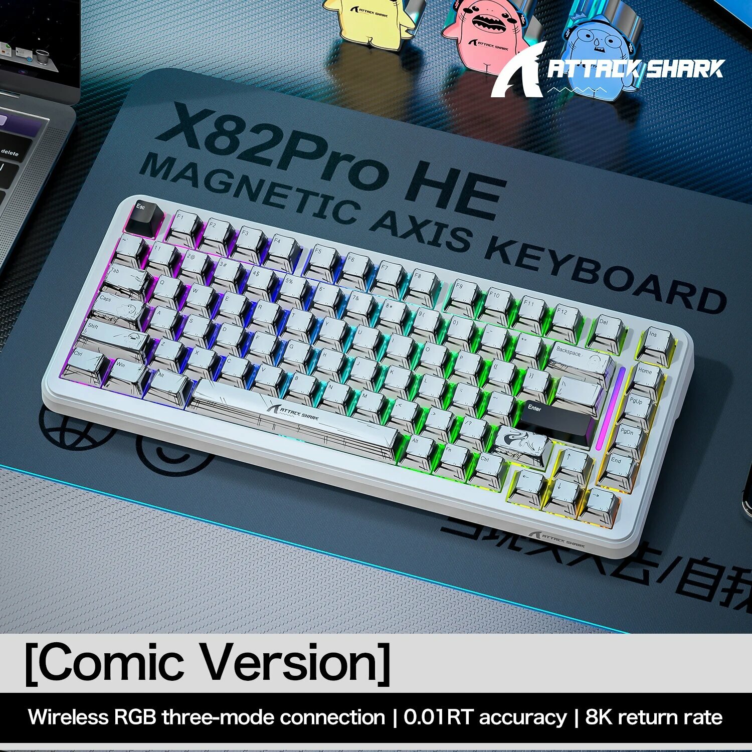 Attack Shark X82Pro HE Comic Version
