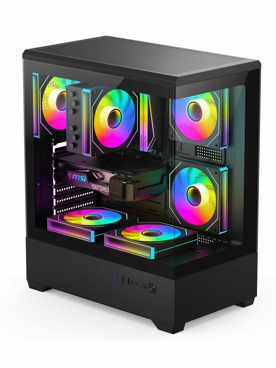 Корпус для пк Bloody CC-127 E-ATX Midi-Tower, без БП