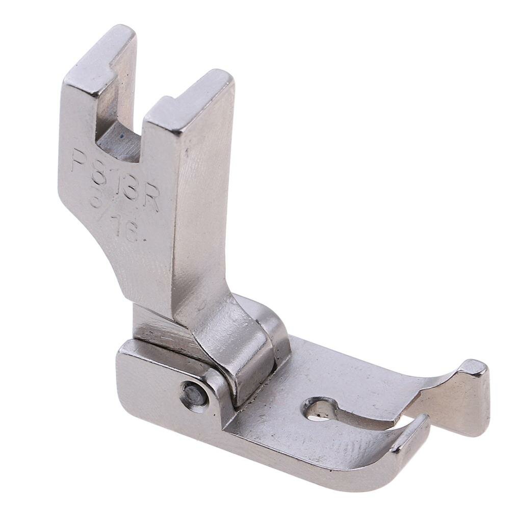 Промышленная откидная прижимная лапка с направляющей для декоративной строчки шириной 5 мм.