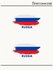 Термонаклейка флаг России