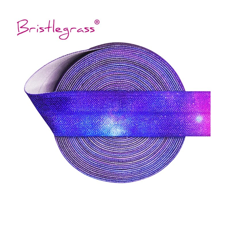 Резинка для волос Bristleglass Galaxy фиолетовая, 10 ярдов