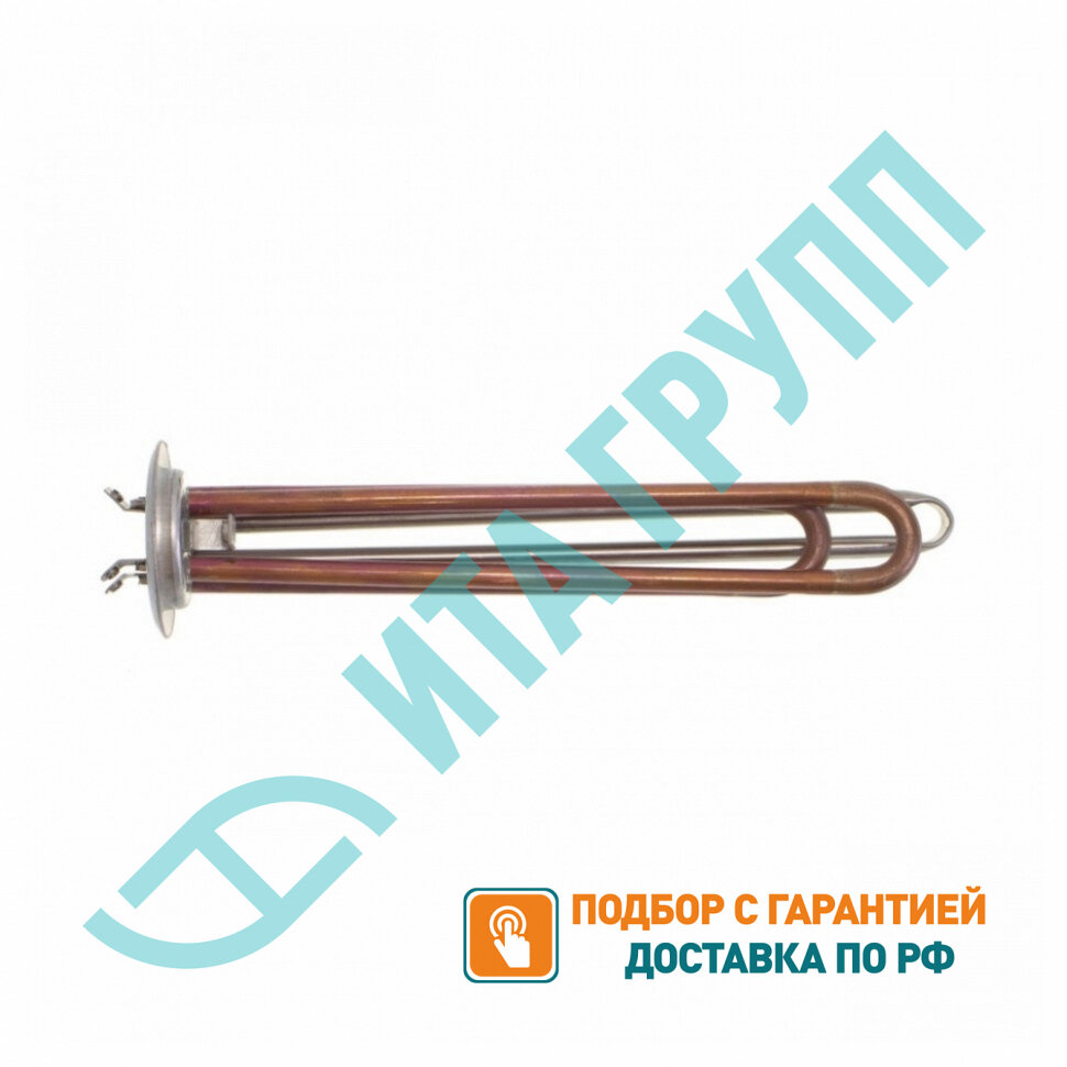 ТЭН 2000Вт (700Вт/1300Вт) RF для водонагревателя Electrolux, Thermex, под анод М6, контакты под винт, 2011