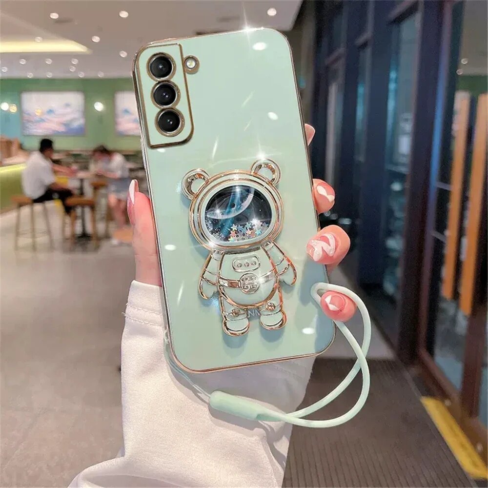 Чехол Samsung A05 4G, Style 6, Астронавт, с подставкой