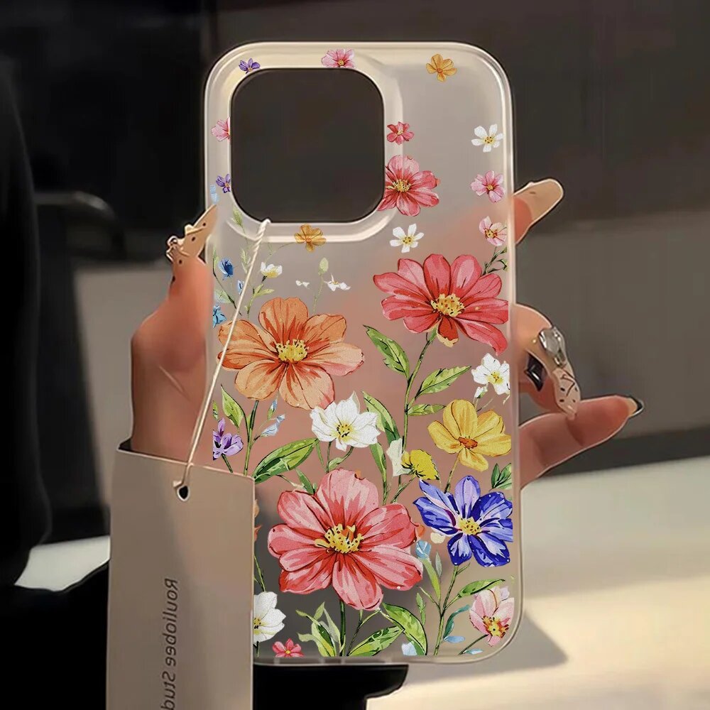 Чехол для iPhone 11 Clear AV29, цветы
