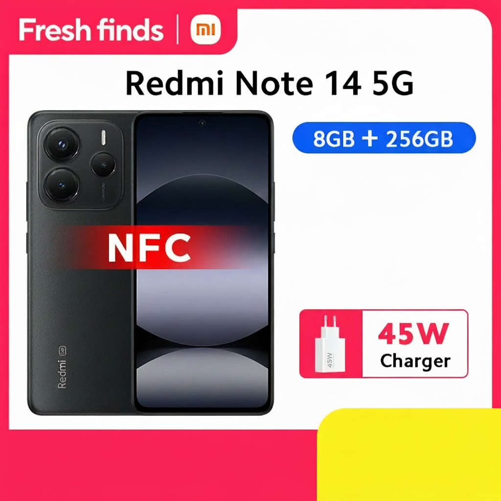 Смартфон Xiaomi Redmi Note 14 5G, 8/256ГБ, global