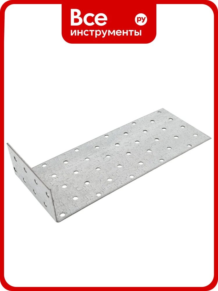 Уголок крепежный анкерный STARFIX 80x200x40 мм, KUL, белый цинк SMP-80636-1