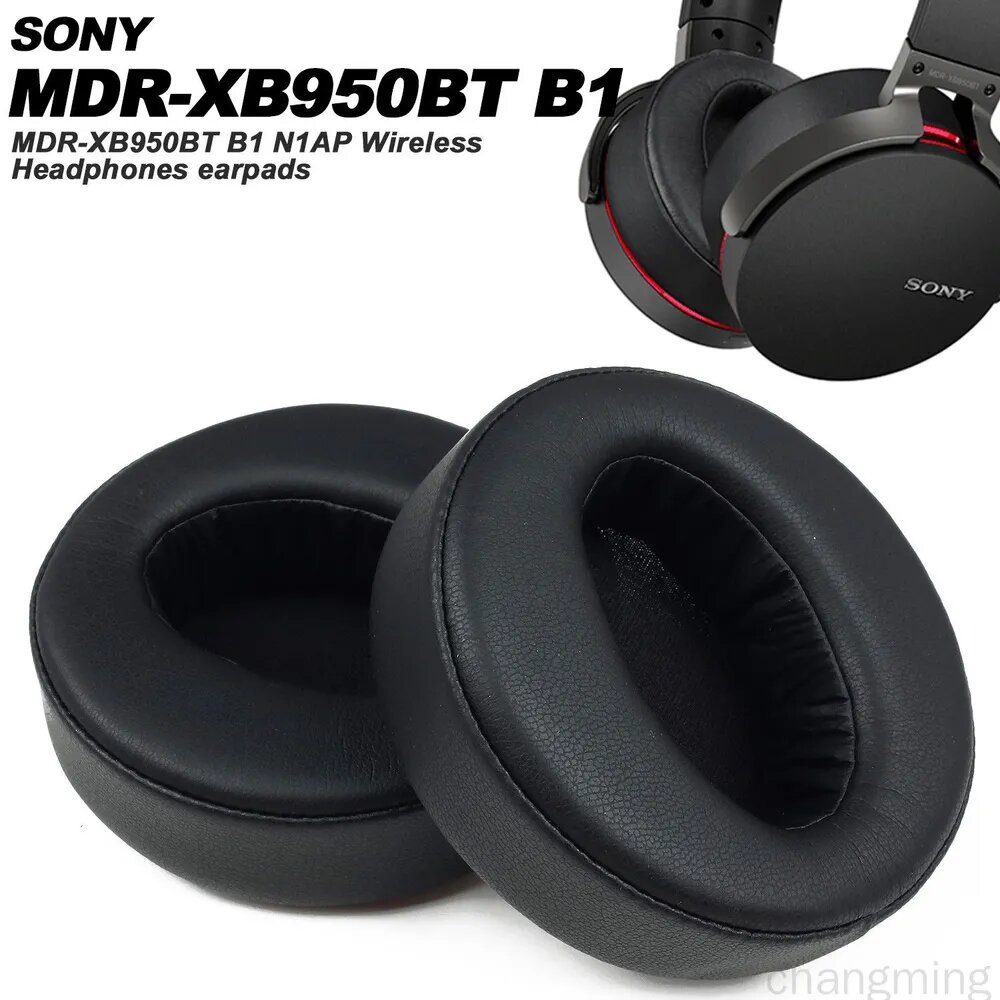 Амбушюры для наушников MDR-XB950BT, MDR-XB950B1, XB950N1, XB950AP Сменные амбушюры для наушников, сетчатые тканевые чехлы с памятью, губка, мягкий Протеин