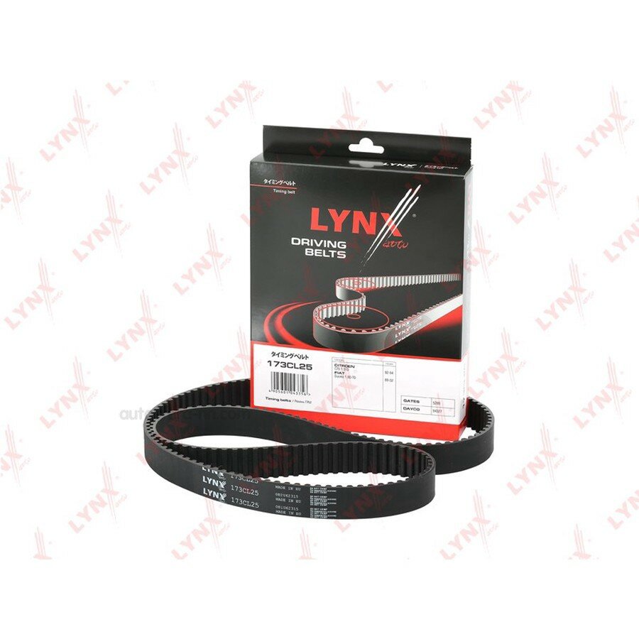 LYNXAUTO 173CL25 Ремень ГРМ (усиленный) CHERY A3, M11 08>, A5, Elara, Fora 06>, Tiggo 06>, Tiggo 5 13>, Tiggo 7 16>,
