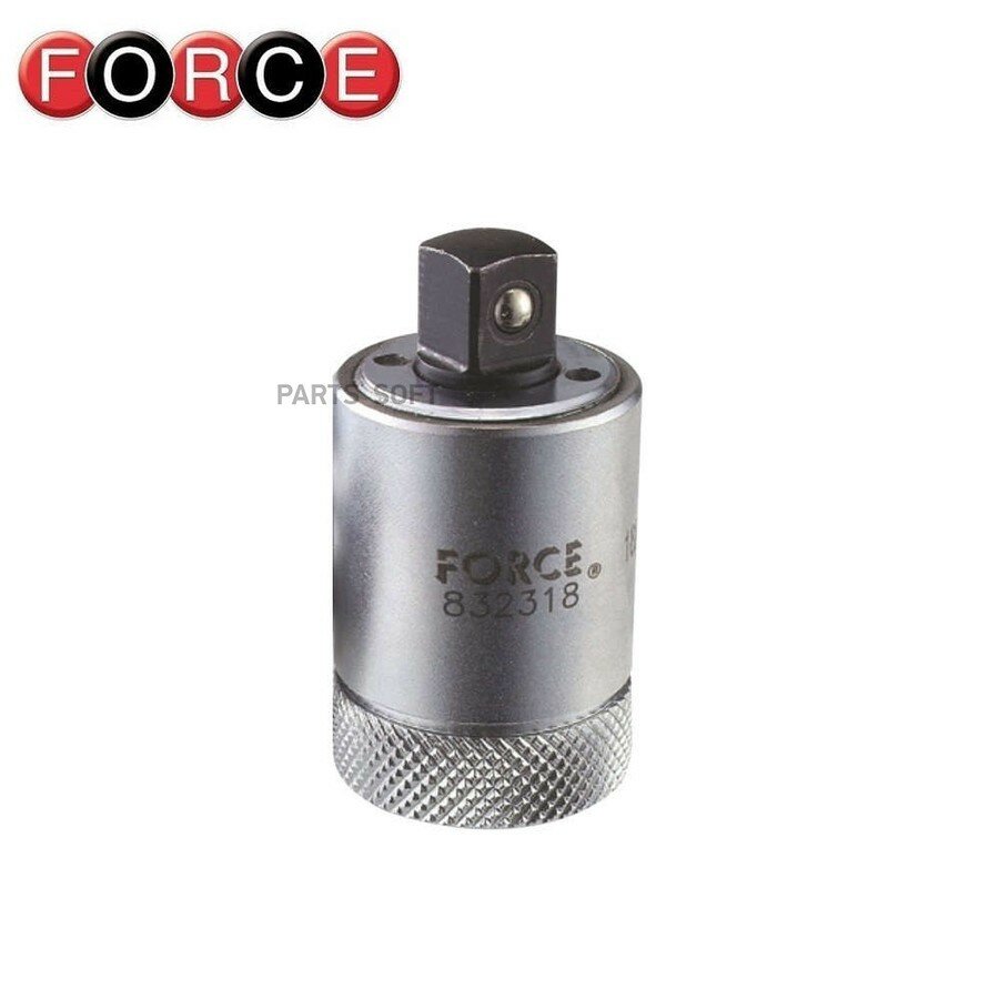 Насадка FORCE мультипликатор DR.3/8 для монтажа свечей зажигания, с ограничителем крутящего момента на 18Нм. от официального дистрибьютора, FORCE, артикул 832318