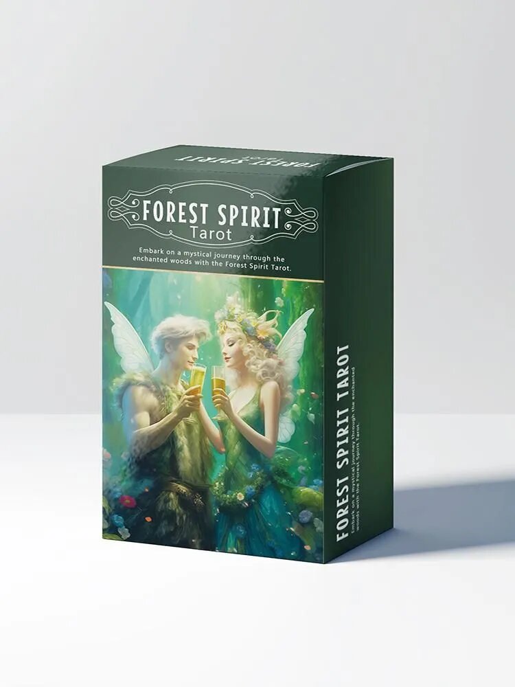 Карта Таро "Forest Spirit Tarot" 12X7CM, 78 карт, Микрогофрокартон, Мелованная бумага