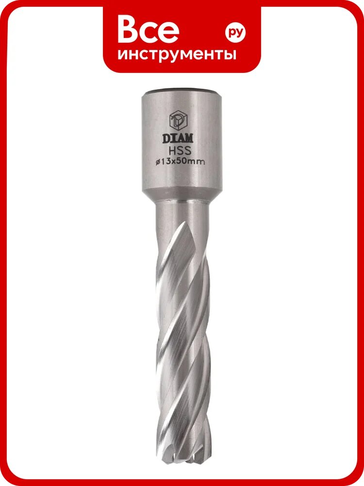 Сверло корончатое HSS Diam 13x50 Extra Line (металл) 320306