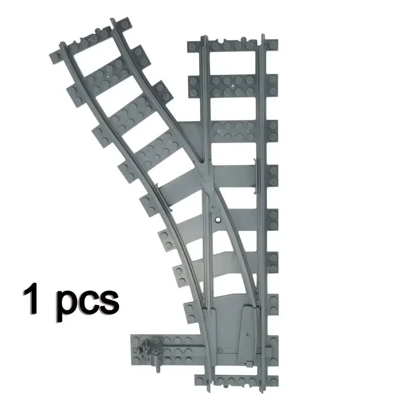 MOC городские железные дороги набор Left-Track-1pcs