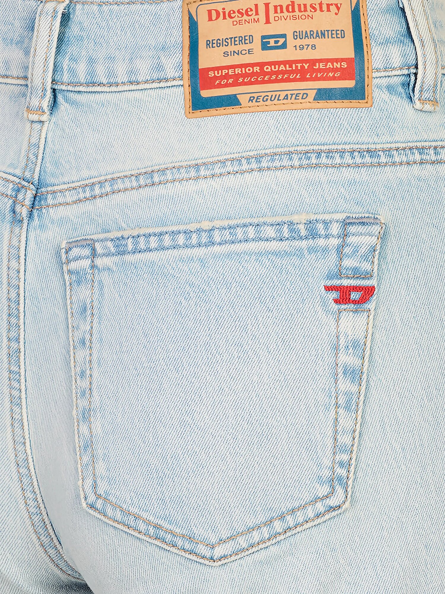 Джинсы DIESEL Five-pocket jeans, размер 40, синий — фото 1