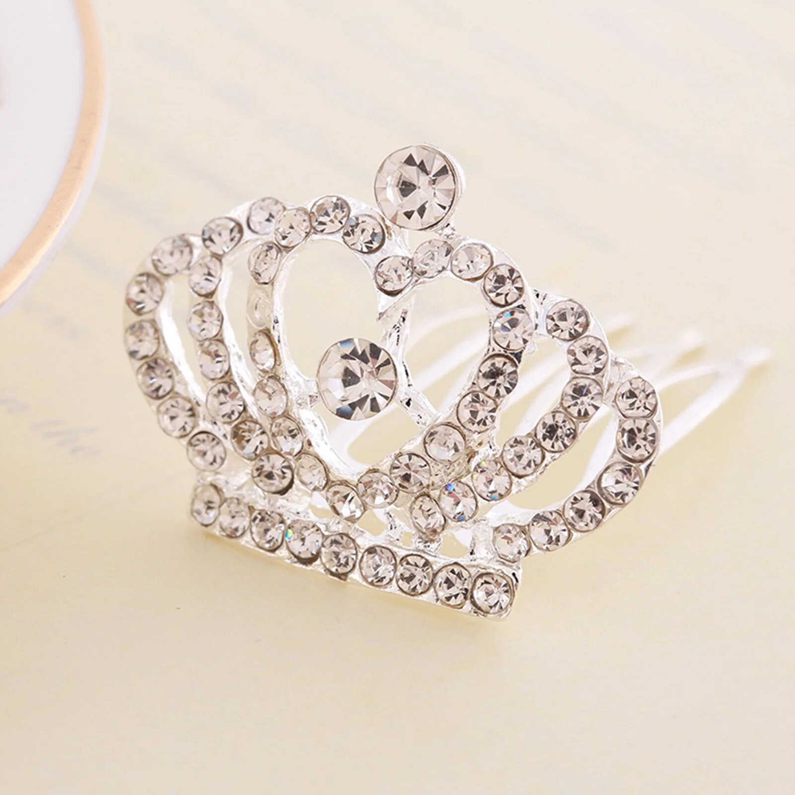 Серебряные детские заколки для волос Серебряный, Style 25