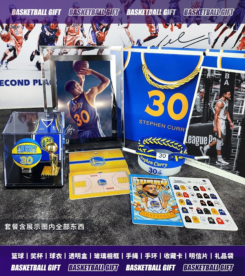 Фигурка баскетболиста NBA коллекционная модель игрушка подарок для мальчиков Стефан Карри Чемпион коробка Рама Пакет