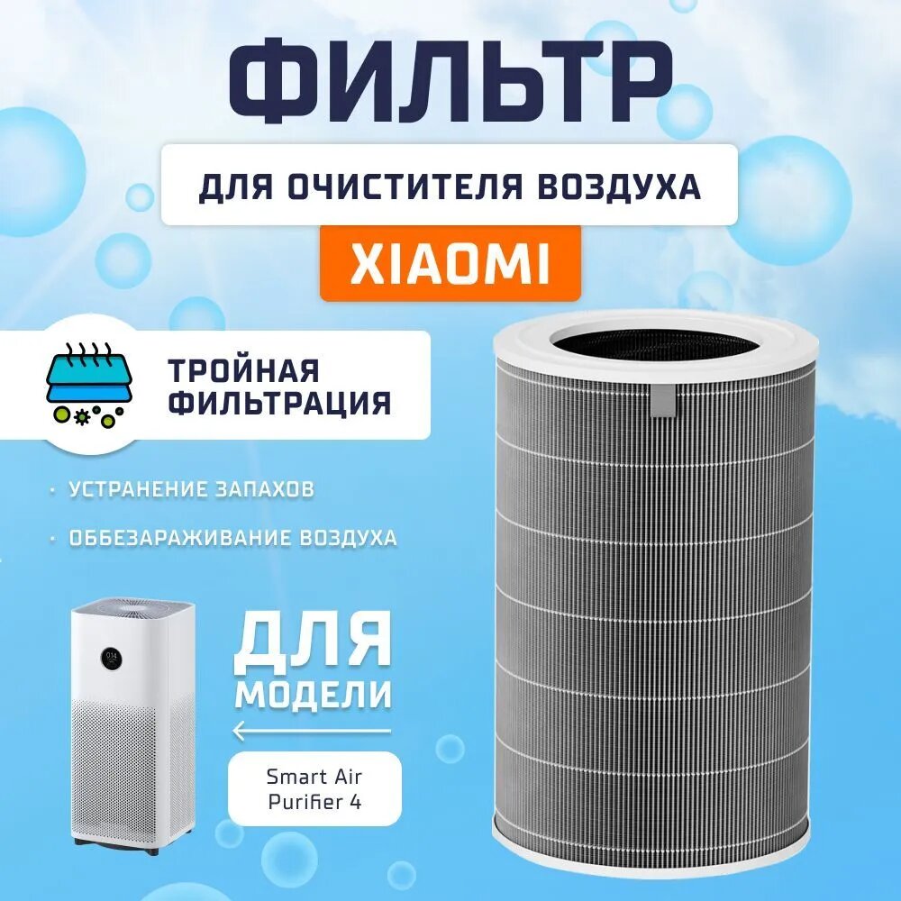 Фильтр для очистителя воздуха Xiaomi Smart Air Purifier 4 Filter (M16R-FLP-GL) (BHR5120GL) GLOBAL