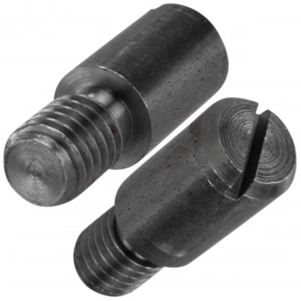 DIN 927 Винт с цилиндрической цапфой и прямым шлицем 14H (6.8) M6 x 12 - 3 шт.