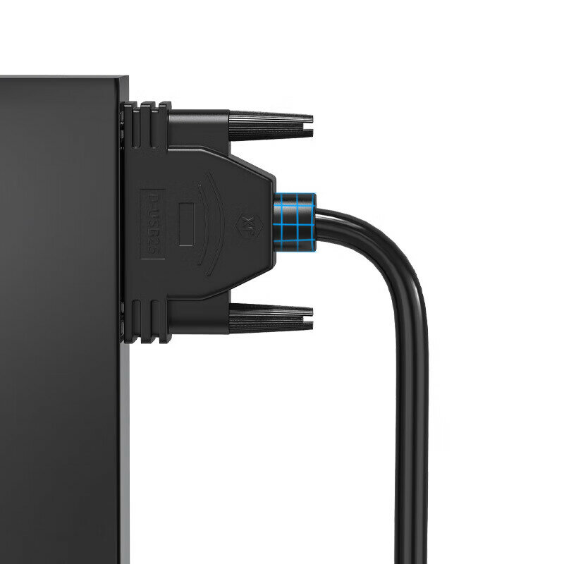 JUXIN Чистая медь DB25 мужской к мужскому 25-контактный кабель для связи PLC Экранированный RS232 последовательный