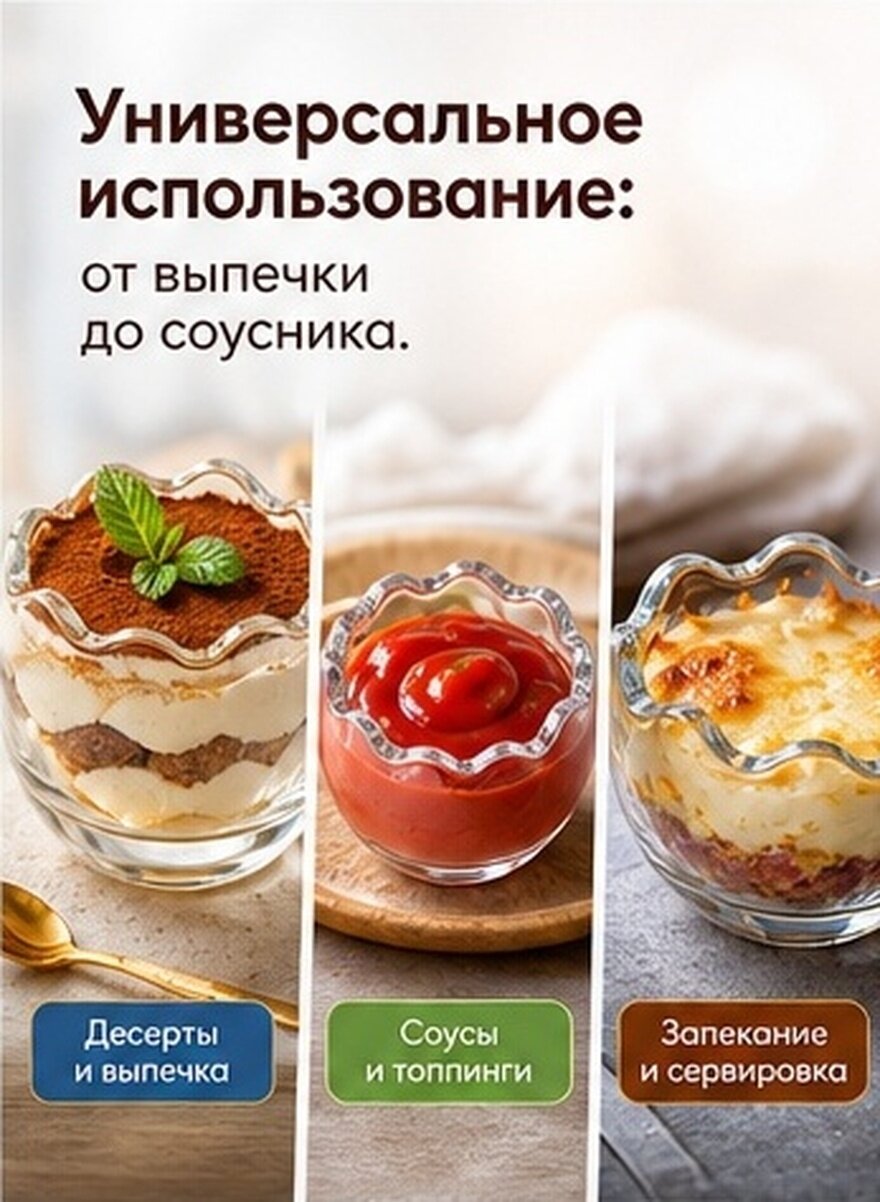 Стакан Для Десерта Из Стекла В Форме Яйца Для Пудинга Желе И Соусов 9.00X6.20X6.20Cm